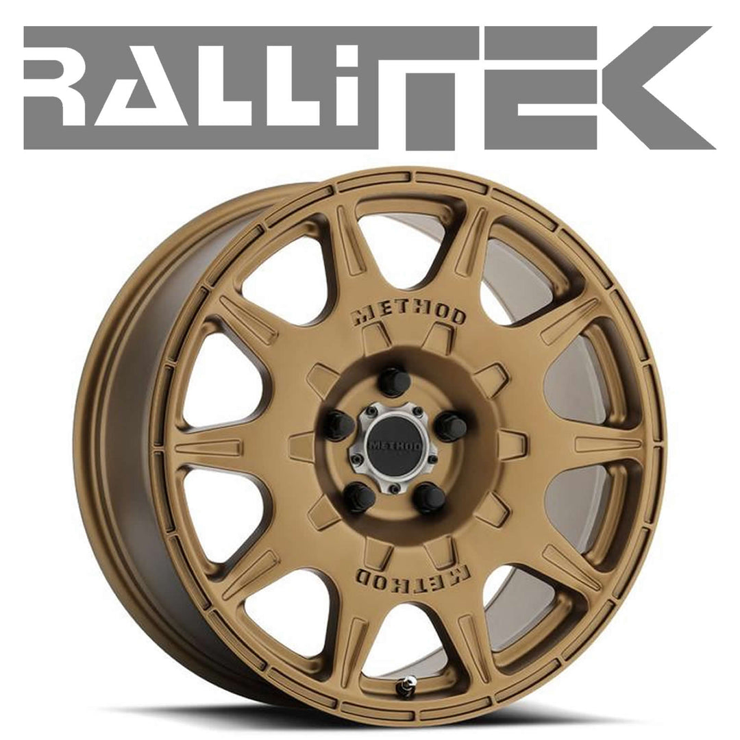 Method MR502 Rally Wheel 17x8.0 5x114.3 +38mm Bronze – RalliTEK